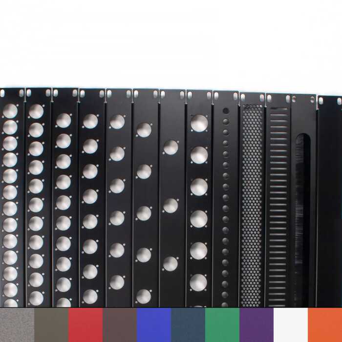 1U 19 inch Rack Mount Panels