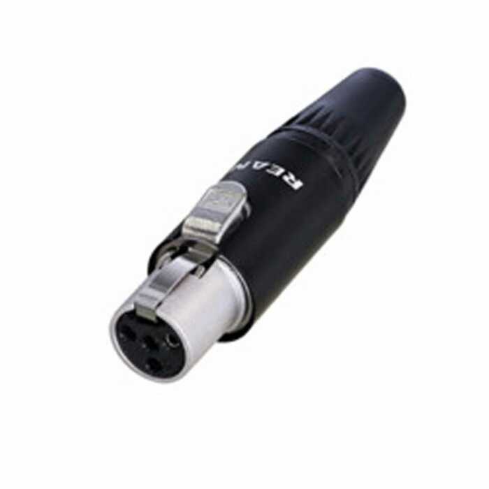 Rean RT4FC-B 4 Pole Tiny XLR Connector