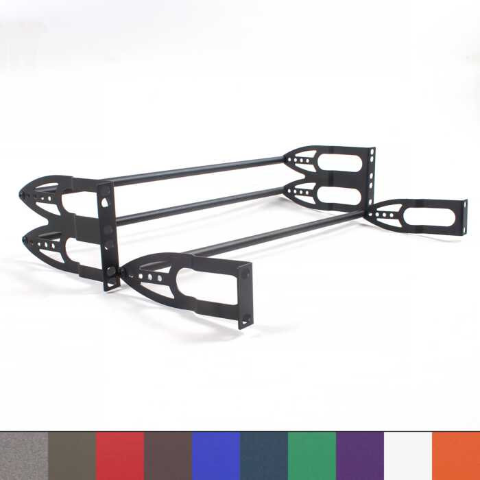 19inch Rack Mount Lacing Bar. R1268/1U-CTB, R1268/2U-CTB