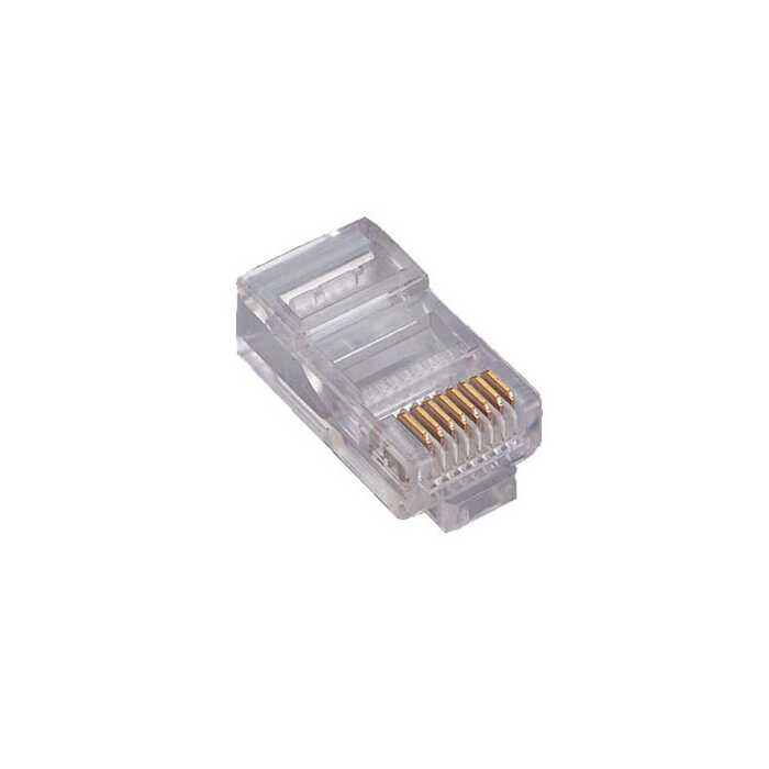 RJ45 Network Connector. Ethernet Plug. Un-screened