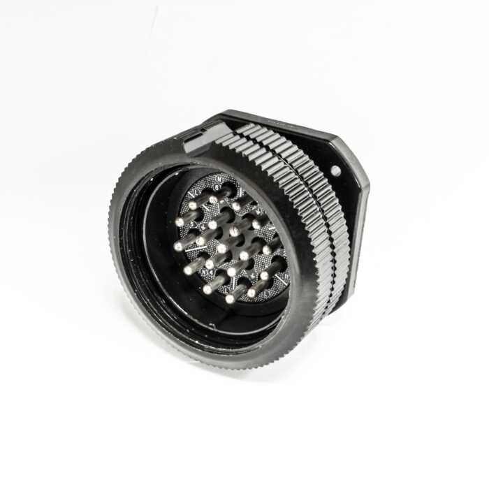 Male Panel Mount Socapex Compatible VDM 19 Pole Connector. AC Mains ...