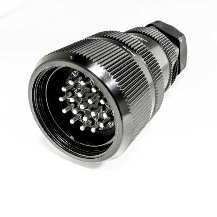 Male Socapex Compatible VDM 19 Pole Cable Mount Connector. AC Mains ...