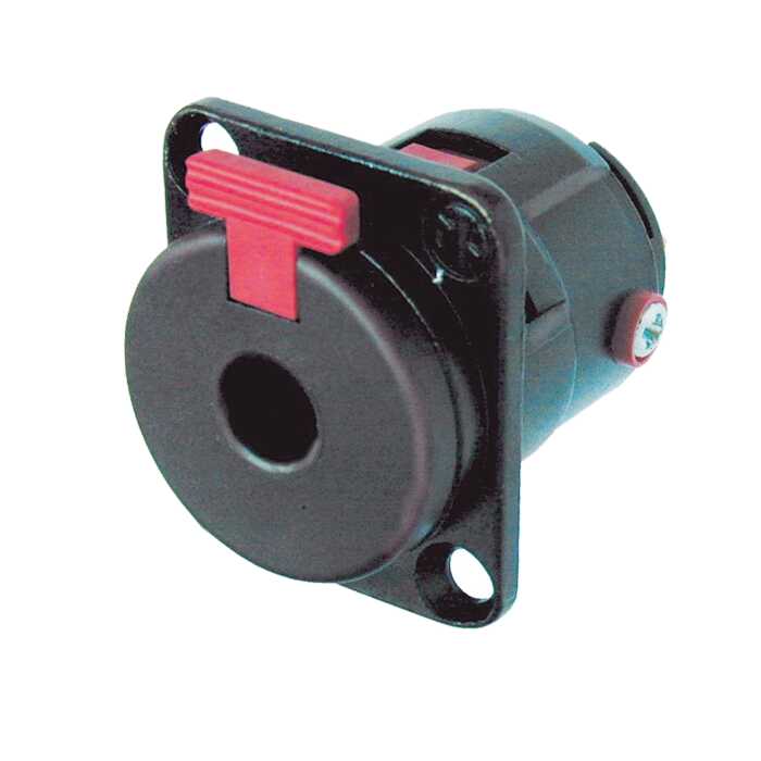 Neutrik NJ3FP6C-B Stereo or Balanced TRS Jack Chassis Panel Mount. Gold ...