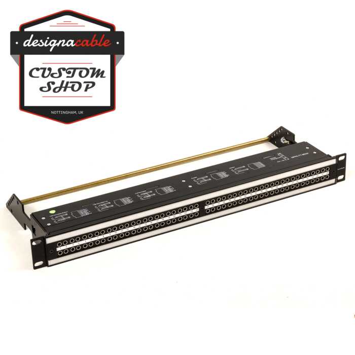 Neutrik 'Flexi-Norm' NPPA-TT-SD25 (4.4mm TT Bantam) Jack Patch Panel ...