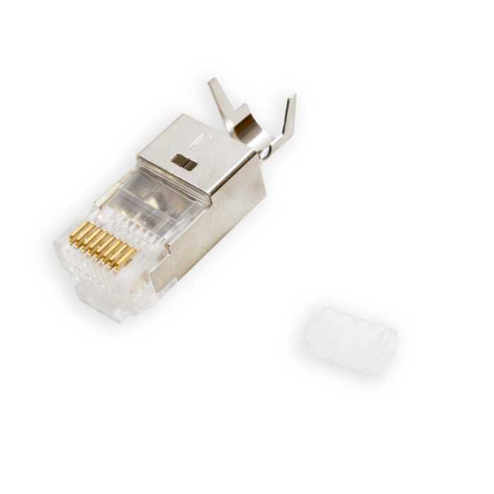 Oversize CAT6a RJ45 Connector Plug. 26-22AWG solid or stranded cables ...