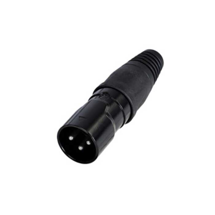 REAN RCX3M-Z-001-0 3 Pin Male XLR IP65 Cable Connector