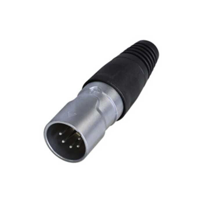 REAN RCX5M-Z-000-0 5 Pin Male XLR IP65 Cable Connector