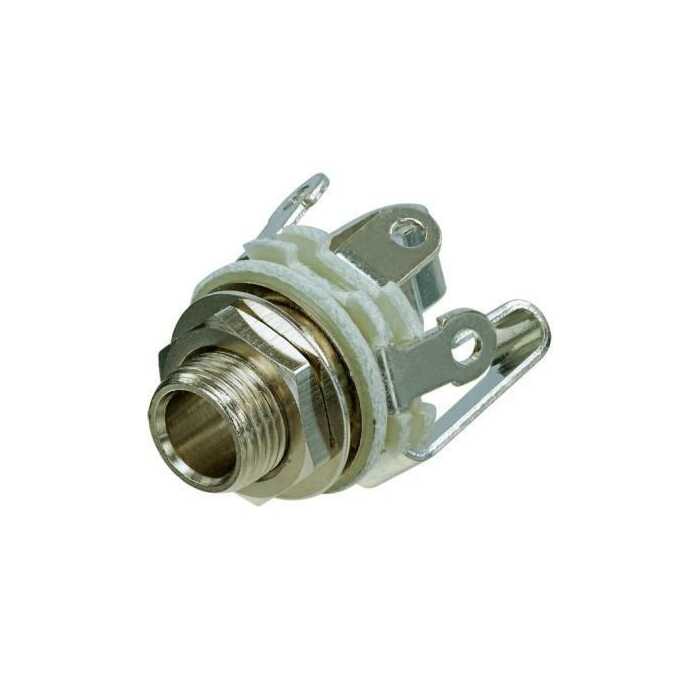 Switchcraft :12B TRS Female 1/4-Inch Jack with Nut and Washer, Nickel ...