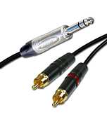 Neutrik 1/4" TRS Jack Split into Dual Mono Jacks. Stereo Splitter ...