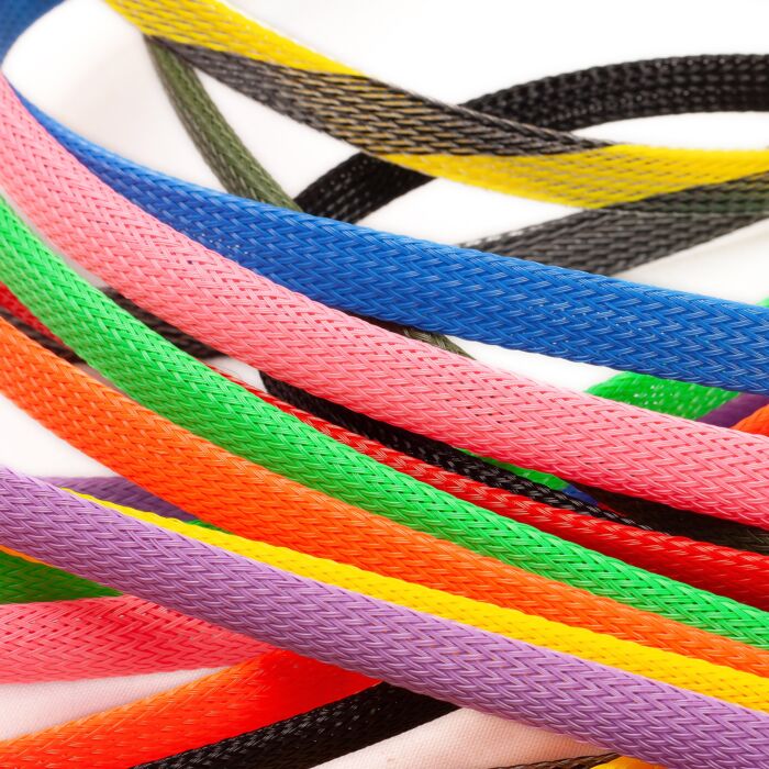 Techflex 12.7mm Flexo PET. PTN0.5. Coloured Expandable Braided Sleeve ...