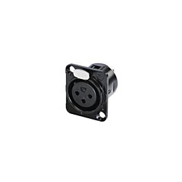 REAN. RC3FDL-B. XLR Panel Mount Solder