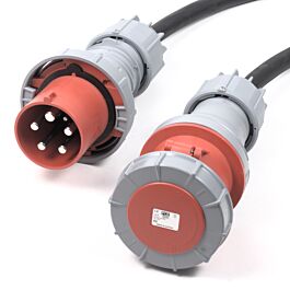 125 amp 400v 3 Phase Ceeform lead manufactured with H07RN-F mains cable ...