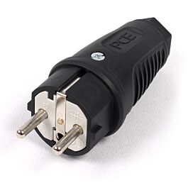PCE Heavy Duty European Shuko Plug. All Countries, Dual Earthing. 0521-s