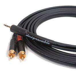 Mogami 2965 3.5mm Stereo Jack to 2x RCA Lead. Mogami Twin Low ...
