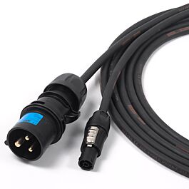 16amp Plug to powerCON TRUE1 (3x1.5mm) H07RN-F Tough Rubber Cable