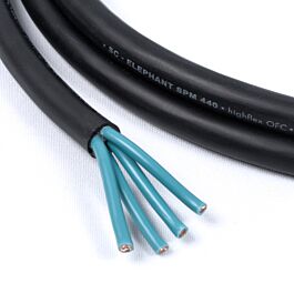 Sommer Speaker Cable Elephant Robust SPM440. 4x4mm² PVC 11mm OD 490 ...