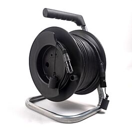 Fox Cat5e/Cat6 Ethercon Cable, on Reel w Flange with 3m FlyTail