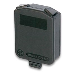 Neutrik Chassis Sealing Cover. D-Type Panel Mount. Splash and dust proof