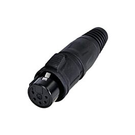 REAN RCX5F-Z-002-0 5 Pin Female XLR IP65 Cable Connector