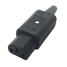 Schurter IEC C13 Female Cable Mount Rewireable Kettle Plug. 4782.0000 ...