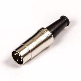 Seetronic 5 Pin DIN Male Plug. 180 degree. Midi, Synth, NAIM, QUAD ...