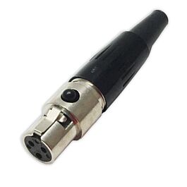 Switchcraft Tini Q-G® 3 Pin TA3F Female Mini XLR Connector. Black ...