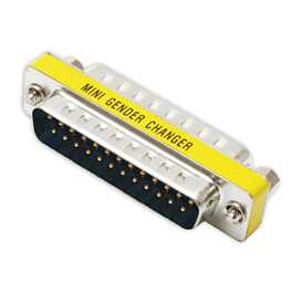 25 Way Male to Male Adapter or Coupler - Gender Changer