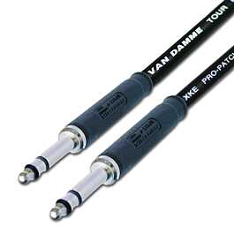 Neutrik TT Bantam Jack Patch Lead. Balanced 4.4mm TRS Plugs. Van Damme ...