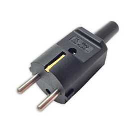 Kaiser Euro Plug Rewireable Schuko. European Heavy Duty Plug Top Connector.
