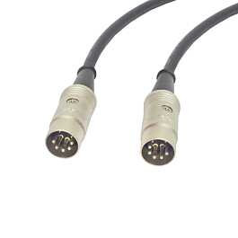 Flexible Midi Interface Cable. Keyboard, Synth, Cord 5 Pin Din Lead 1m ...