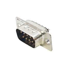 Standard Density, Machined 9 Pin 'D SUB' Connector. High Quality Male ...