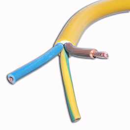 Yellow Arctic Grade Mains Cable 3 x 2.5mm