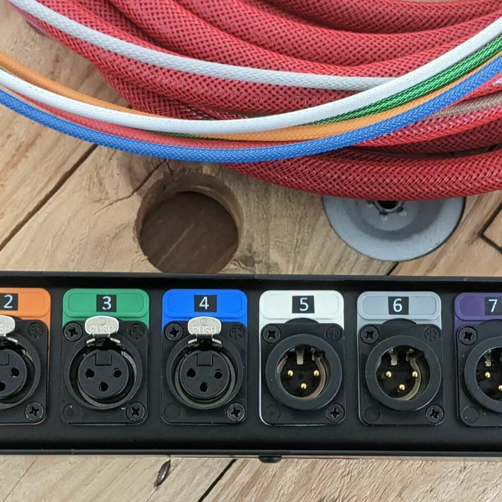 Custom 8-way stage box