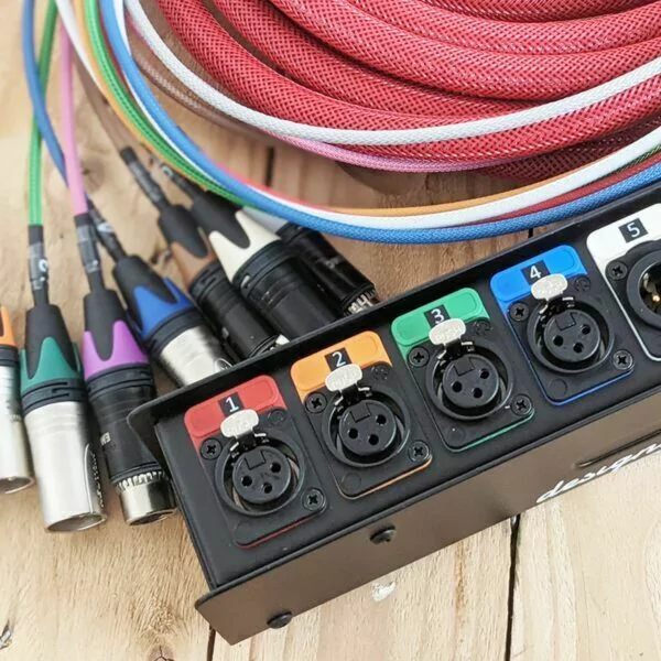 Custom 8-way stage box